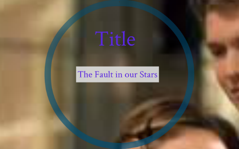 Fault In Our Stars by Kaylee Willis on Prezi