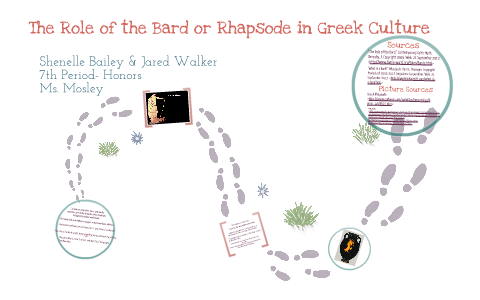 The Role of the Bard or Rhapsode in Greek Culture by Shenelle Bailey on ...
