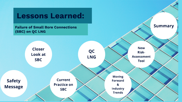 Lessons Learned: Failure of Small Bore Connections (SBC) on QCLNG by ...