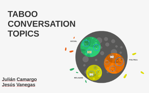 TABOO CONVERSATION TOPICS by Julián Camargo on Prezi