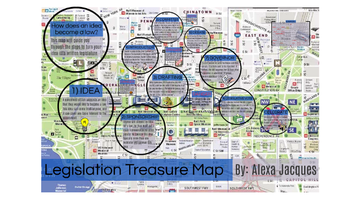 Legislation Treasure Map by on Prezi