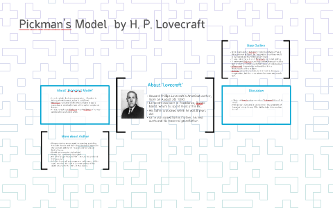 Pickman's Model by H. P. Lovecraft by jiwon lee