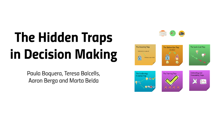 The Hidden Traps in Decision Making by Marta Belda on Prezi