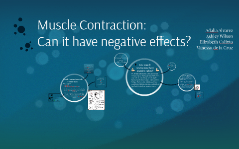Muscle Contraction:Negative Effects by vanessa Delacruz on Prezi