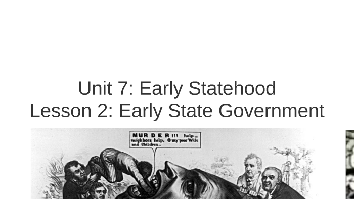 TX History Unit 7: Early Statehood Lesson 2: Early State Government by ...