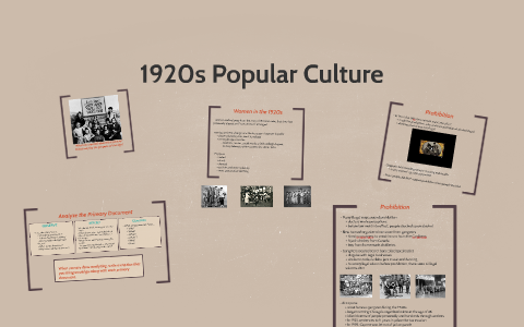 1920s Popular Culture by Ashley Jamar on Prezi