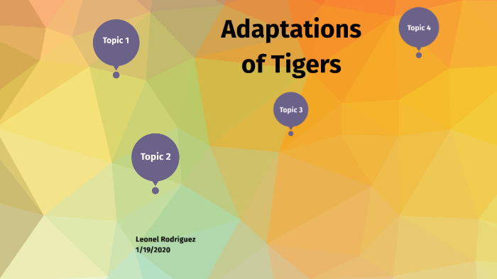 Adaptations of Tigers by LEONEL RODRIGUEZ FUENTES on Prezi