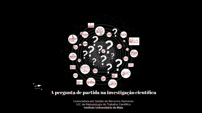 A pergunta de partida na investigação cientifica by João Marques on Prezi