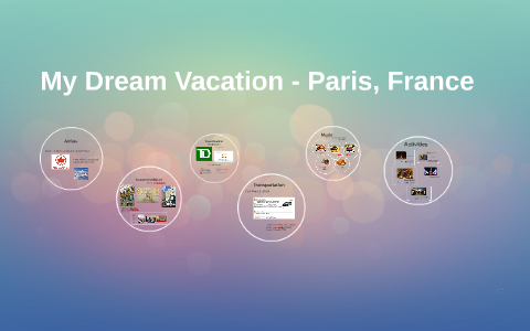 My Dream Vacation - Paris, France by yolo swag on Prezi