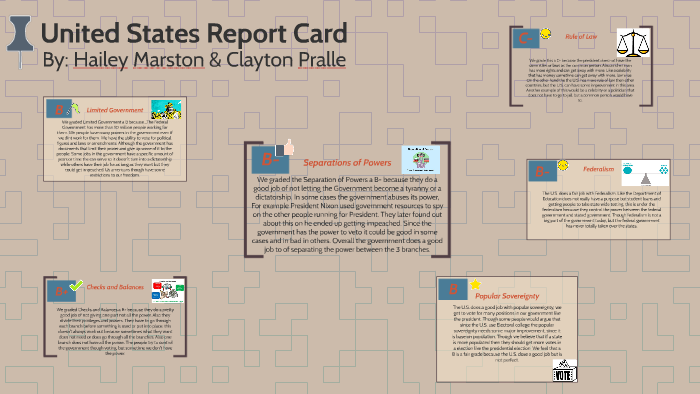 United States Report Card By Dont Forget To Logout On Prezi
