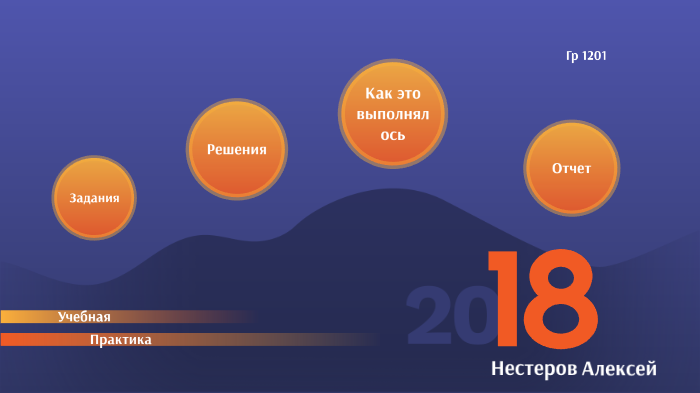 Отчет по учебной практике by Alex Nesterov on Prezi