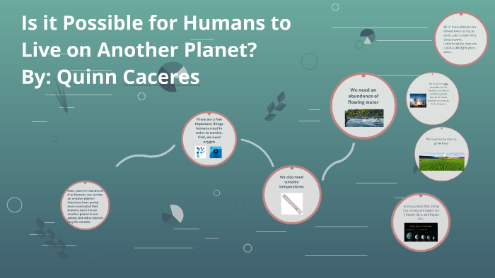 Is it possible for humans to live on another planet by Quinn Caceres on ...