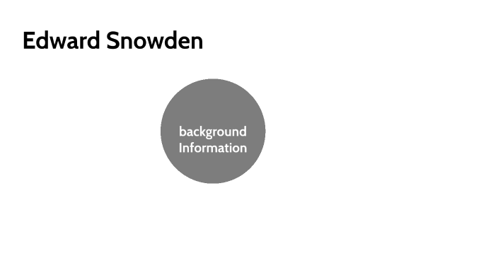 Edward Snowden presentation by Matthew Muenz on Prezi