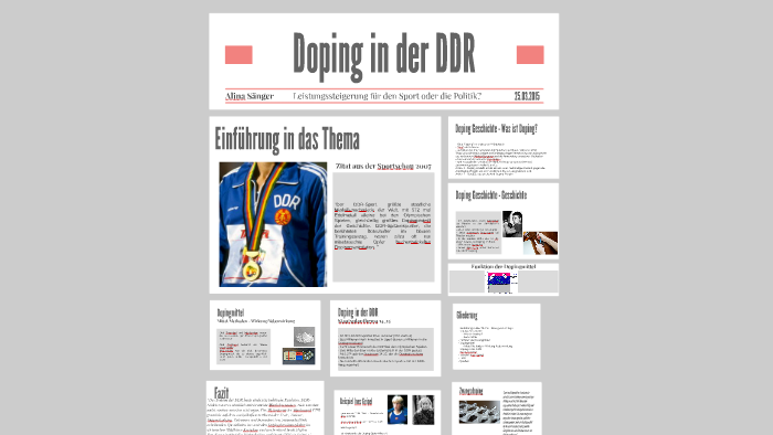 Doping in der DDR by Alina Sänger on Prezi