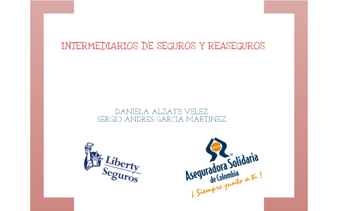 intermediarios de seguros y reaseguros by sergio garcia
