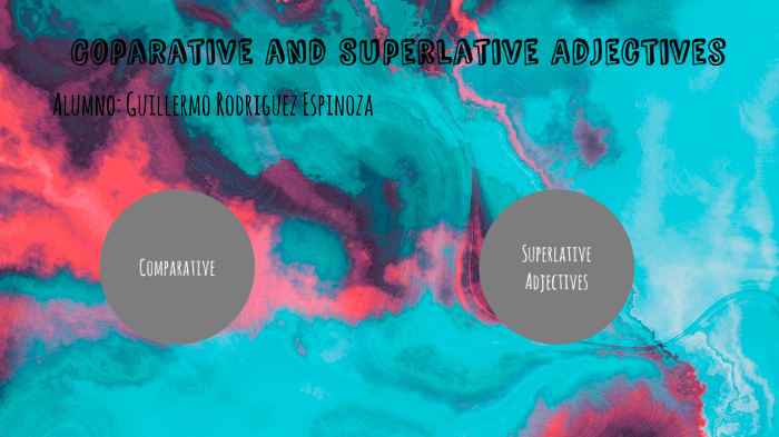 Comparative and Superlative adjectives presentation by Guillermo ...