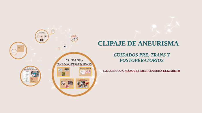 CLIPAJE DE ANEURISMA by Brenda Chimi on Prezi