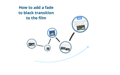 How to add a fade to black transition by collins ibe on Prezi