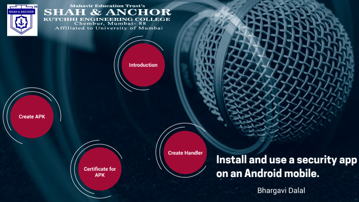 Lab -7 security app on an Android mobile. by bhargavi dalal on Prezi