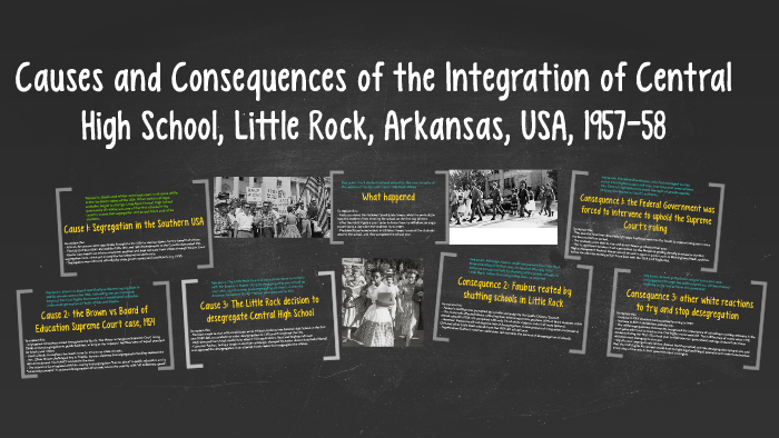 Causes and Consequences of the Integration of Central High S by jeremy ...