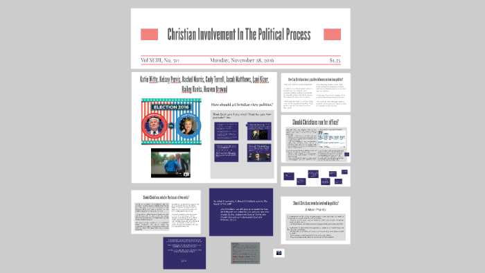 Christian Involvement In The Political Processes by Kelsey Pervis on Prezi