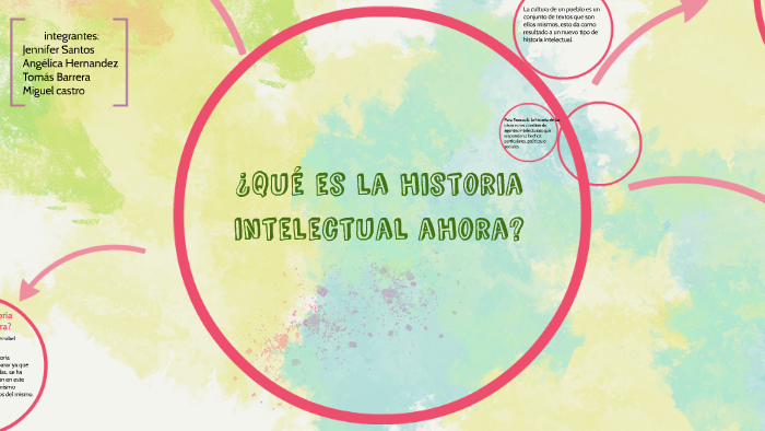 ¿Qué es la historia intelectual ahora? by Jennifer Santos on Prezi
