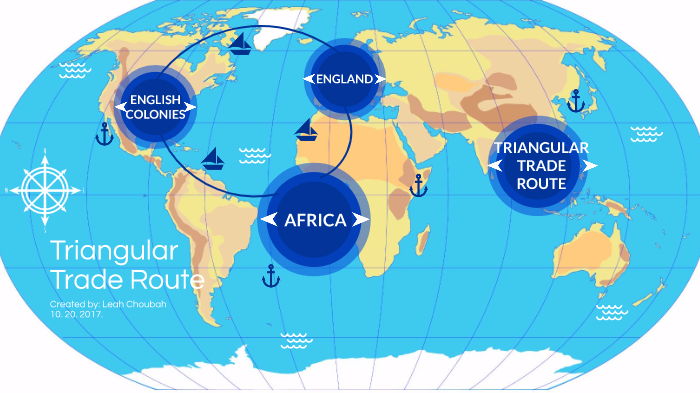 Triangular Trade Route by Leah Choubah on Prezi