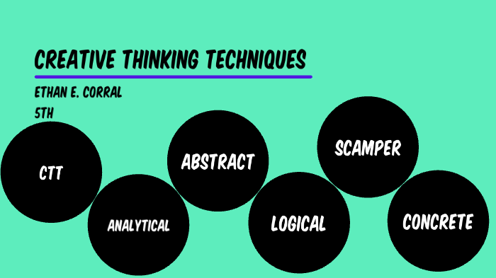 Creative Thinking Techniques by Ethan Corral on Prezi