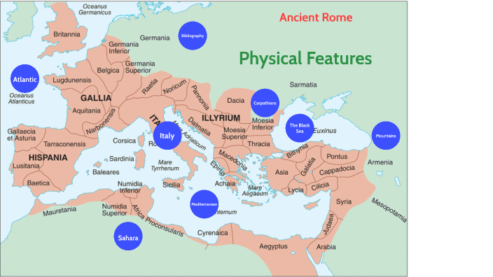 Physical Features Ancient Rome by Jai Gardner on Prezi