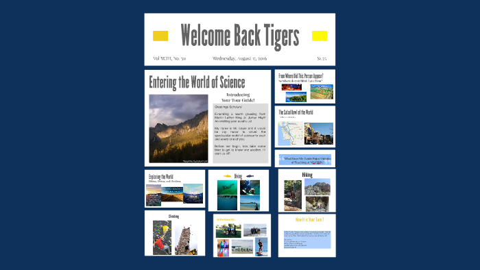 Welcome Back Tigers by B Louie on Prezi
