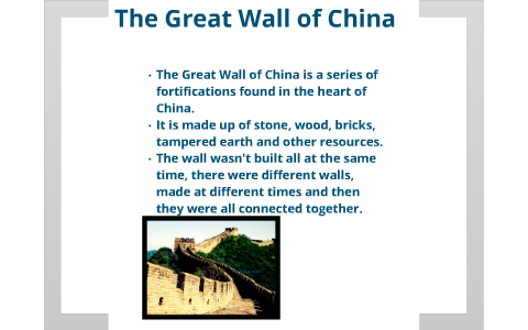 The Great Wall of China by Kristen Coy on Prezi