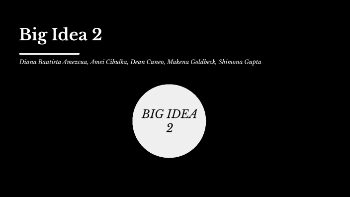 BIG Idea 2: Energetics by Shimona Gupta on Prezi