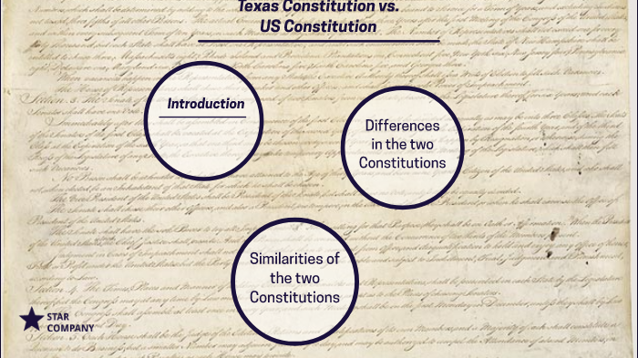 Texas Constitution vs. US Constitution by RACHEL ACOSTA on Prezi