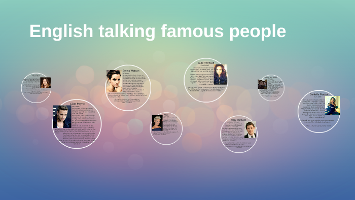 English talking famous people by Eva Neumannová on Prezi