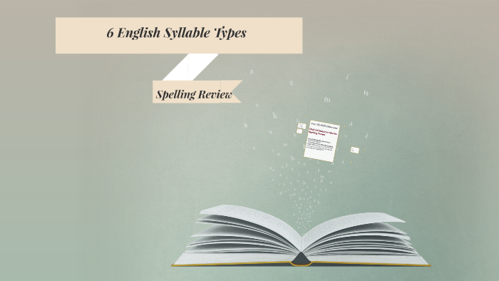 6 English Syllable Types by Donna Donato on Prezi