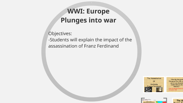 WWI: Europe Plunges Into War Part 1 by Mr. Owens on Prezi