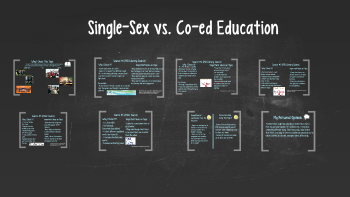 Single Sex Vs Co Ed Education By Jillian Beitter On Prezi