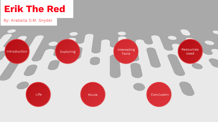 Erik The Red by Arabella Snyder on Prezi
