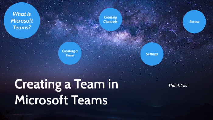 Creating a Team in Microsoft Teams by Allison Shealy on Prezi