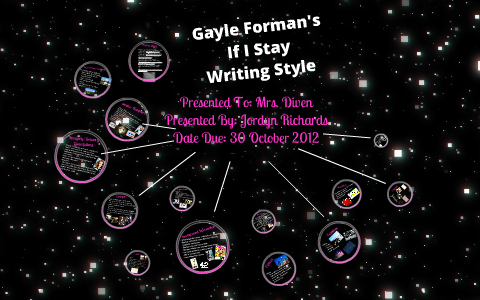 Gayle Forman's IF I STAY Writing Style by Jordyn Richards on Prezi