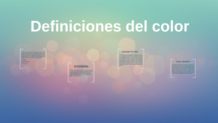 Definiciones del color by Marian Gonzalez on Prezi