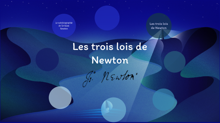 Les trois lois de Newton by Nancy Ngo on Prezi