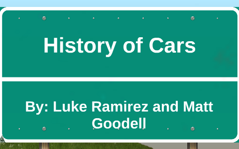 History of Cars by Matthew Goodell