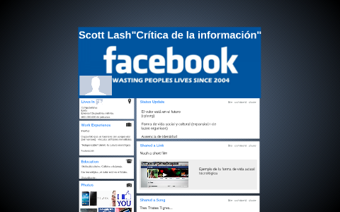 Scott Lash "Crítica de la información" by Sofía Basaguren on Prezi