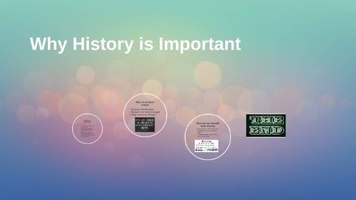 Why History is Important by Ariel Martinez