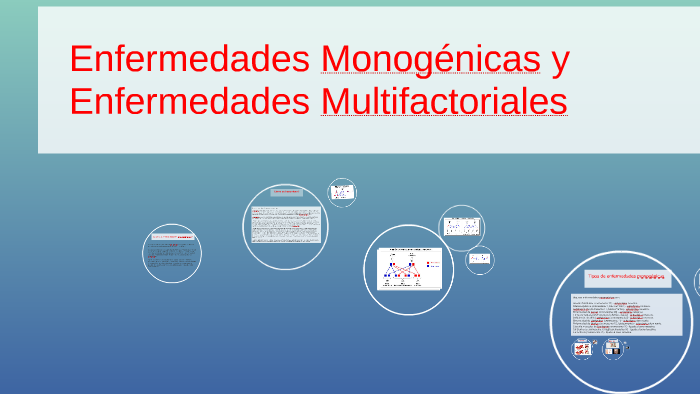 Enfermedades Monogénicas y Enfermedades Multifactorial by perla rachel ...