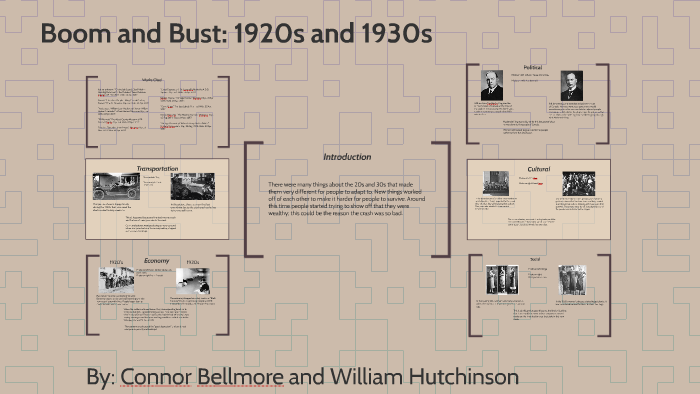 Boom and Bust: 1920s and 1930s by Connor Bellmore on Prezi