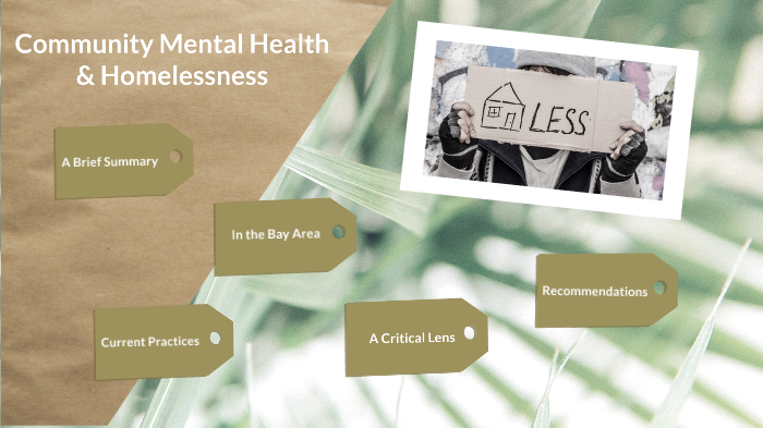 Homelessness and Community Mental Health by Melanie Stein on Prezi