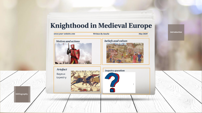 Knighthood in medieval Europe by Amelie Burge on Prezi