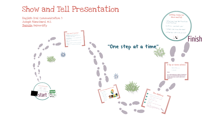 Show and Tell presentation by Joseph Blanchard on Prezi
